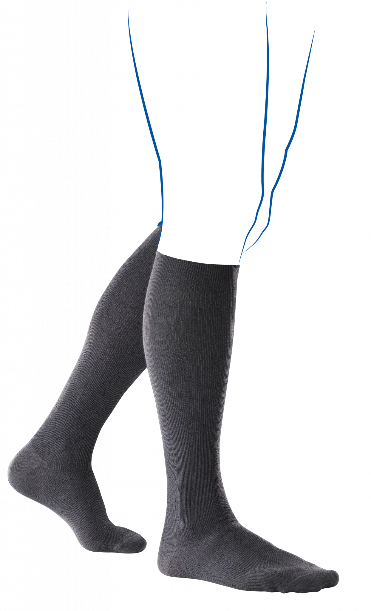 Chaussettes de contention Venoflex Fast Coton Homme classe 2 - Cap ...